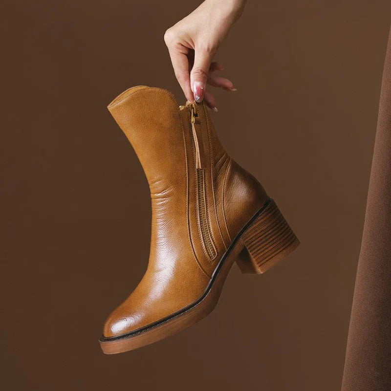 Mardo’s Selene Ankle Boots | Elegant Block Heel Boots for Women – Mardo ...